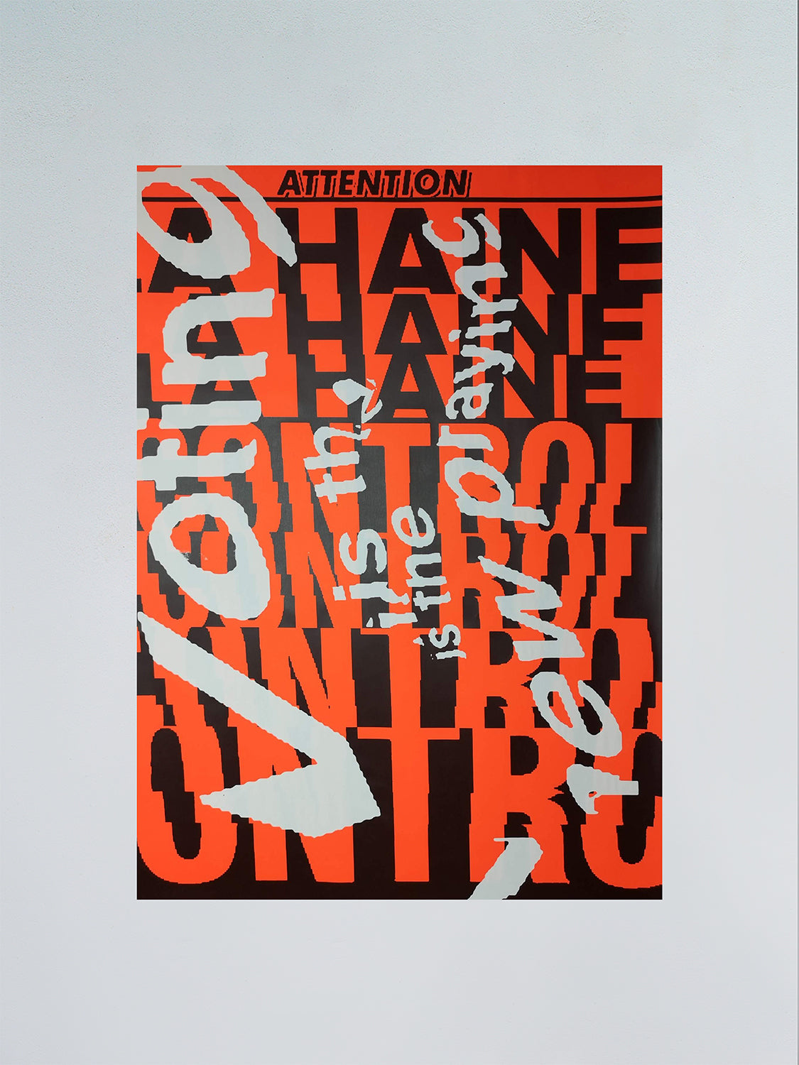 Poster Rex 022 – FORGET ABOUT WHITE WALLS